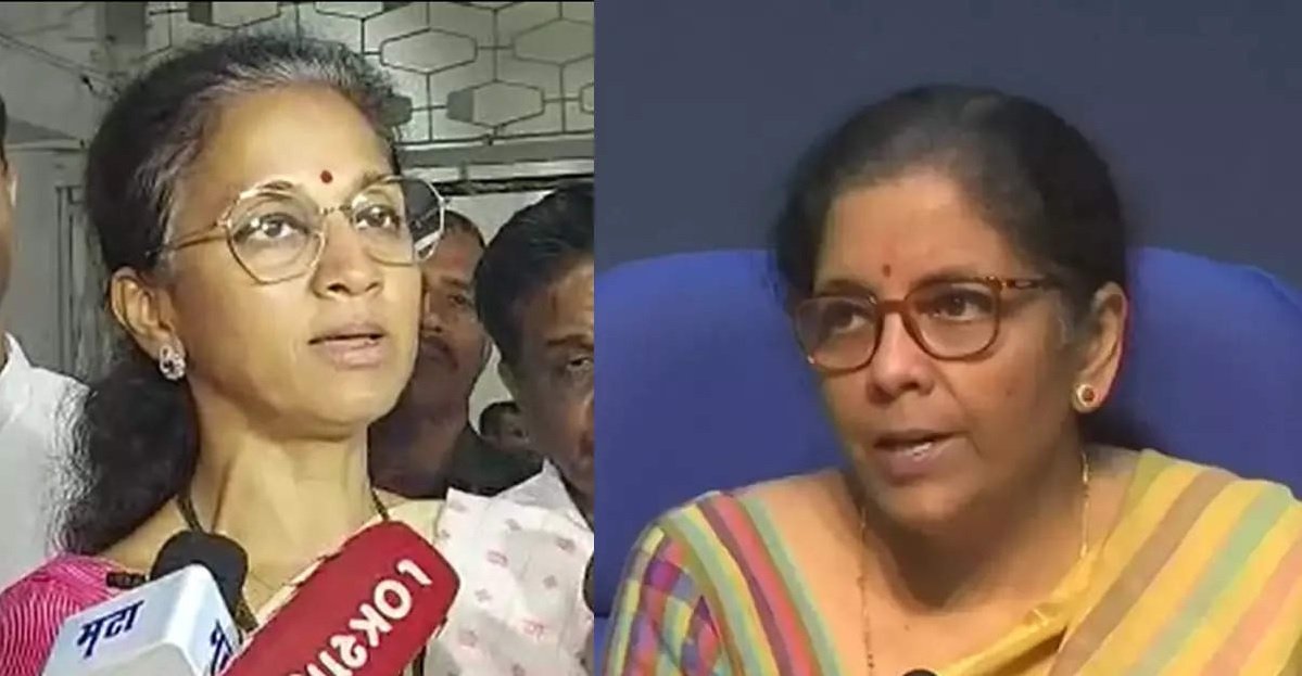 NCP leader MP Supriya Sule demanded that the Union Finance Minister ...
