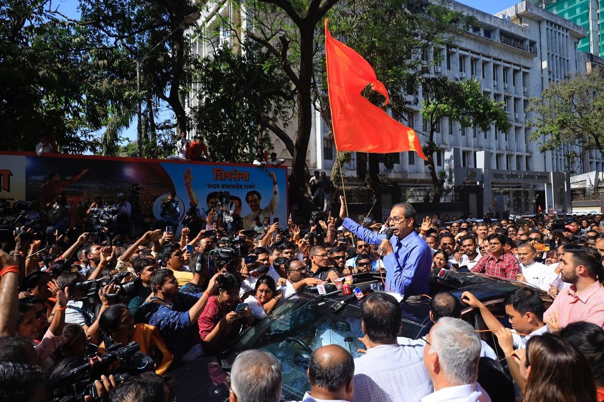 After the Election Commission decided to give the Shiv Sena party name ...