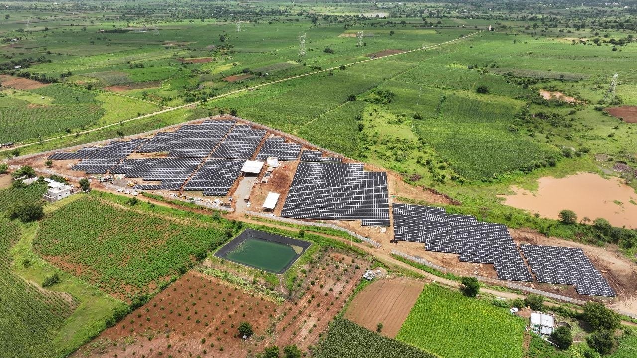 First solar power project started electricity to farmers