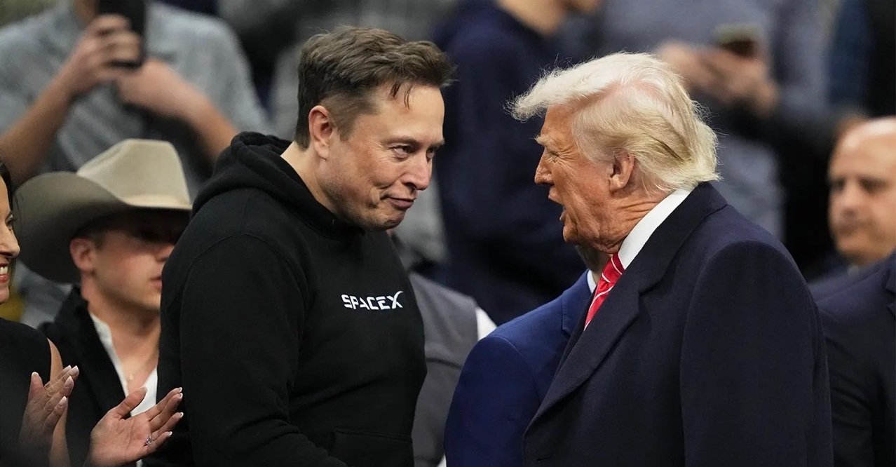 Public debate between US President Donald Trump and Tesla chief Elon Musk